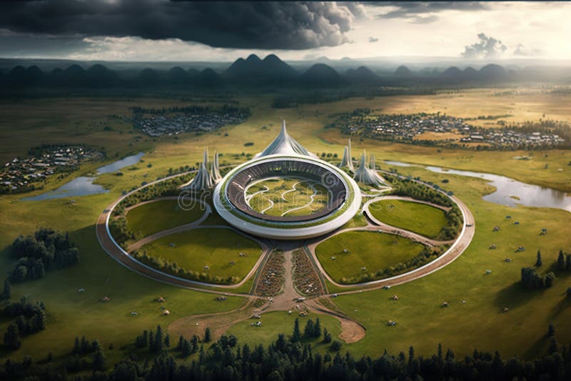 A Giant Tech Structure that Defies Gravity and Weaves Itself Across the ...