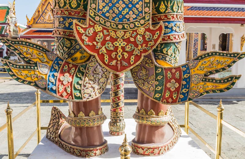 Giant in temple,Thailand stock image. Image of exotic - 44061749