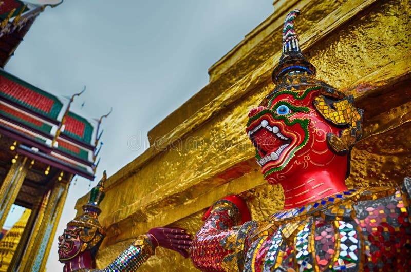 Giant in the temple stock photo. Image of buddhism, temple - 76226772