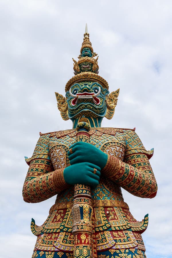 Giant thai style statue stock image. Image of face, buddha - 42441785