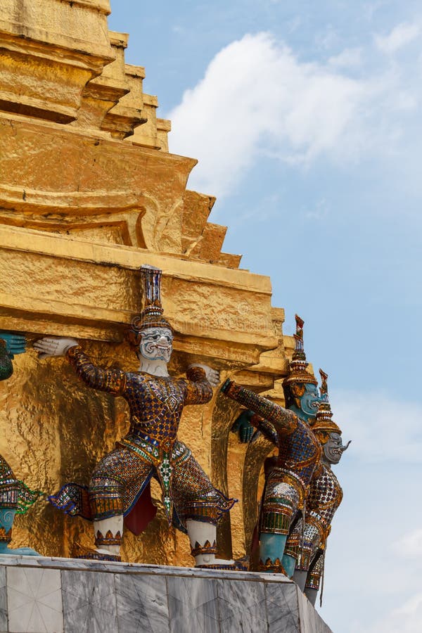 Giant of thai temple stock image. Image of ancient, giant - 90353993