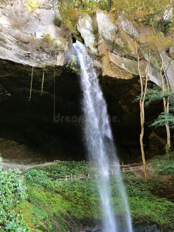 Giant Waterfall stock image. Image of forest, plant - 234031917