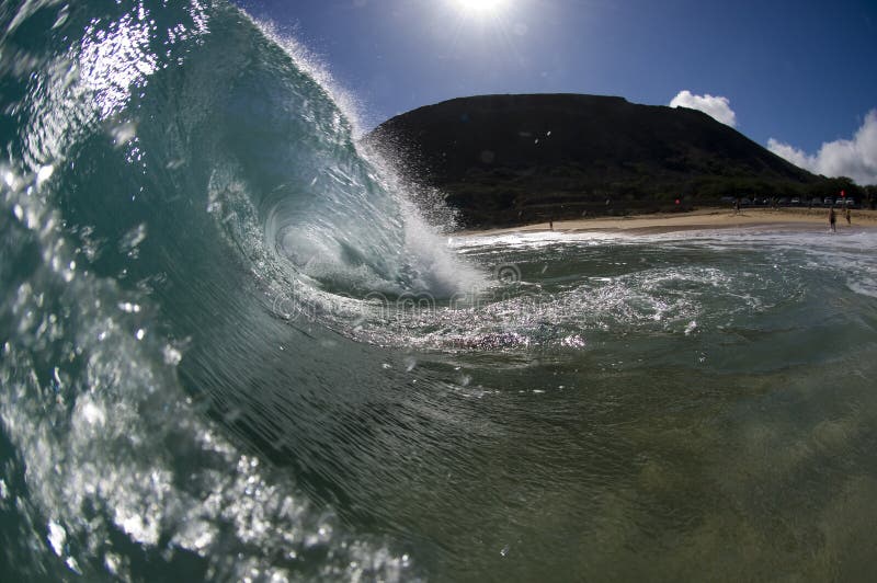 Giant wave stock photo. Image of surf, hawaii, wave, beach - 3484034
