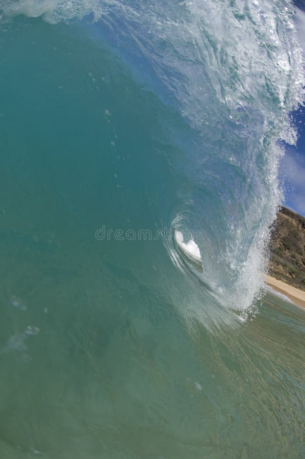 Giant wave stock photo. Image of maui, surf, sandy, break - 3484150