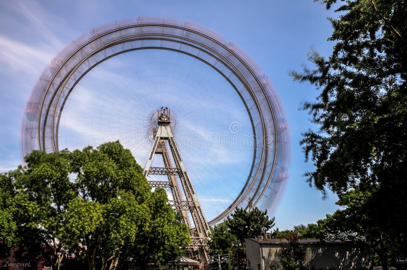 Giant Wheel Vienna stock image. Image of entertainment - 137380607