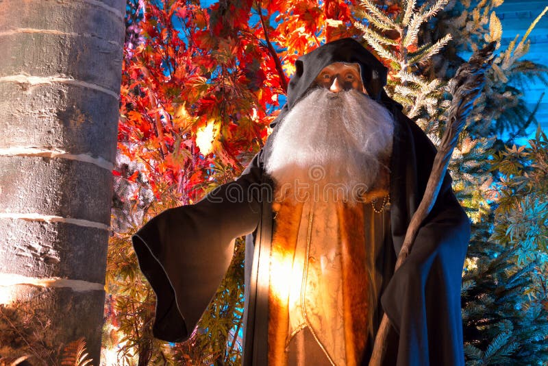 Giant wizard doll stock image. Image of white, museum - 83160257