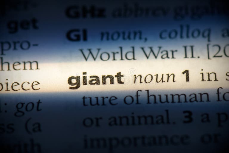 Giant stock photo. Image of definition, idea, linguistic - 161576438