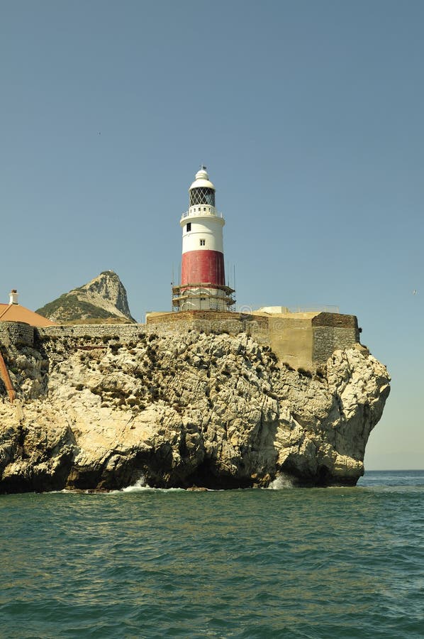 Gibraltar-Europa Point Lighthouse-05. Jpg Stock Image - Image of ...