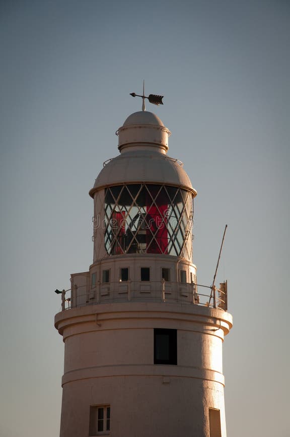 Gibraltar fyrtorn arkivfoto. Bild av haveri, gibraltar - 16950666