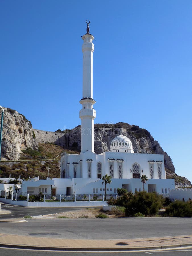 Gibraltar-Muslim Mosque stock photo. Image of europe - 80249830