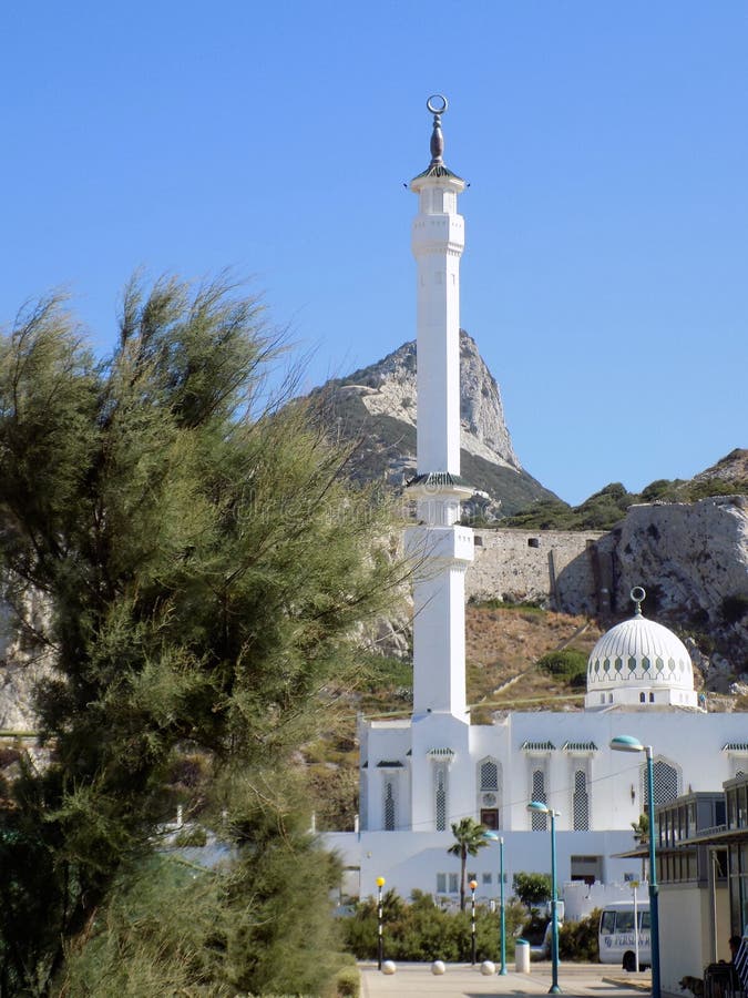 Gibraltar-Muslim Mosque stock photo. Image of europe - 80249830