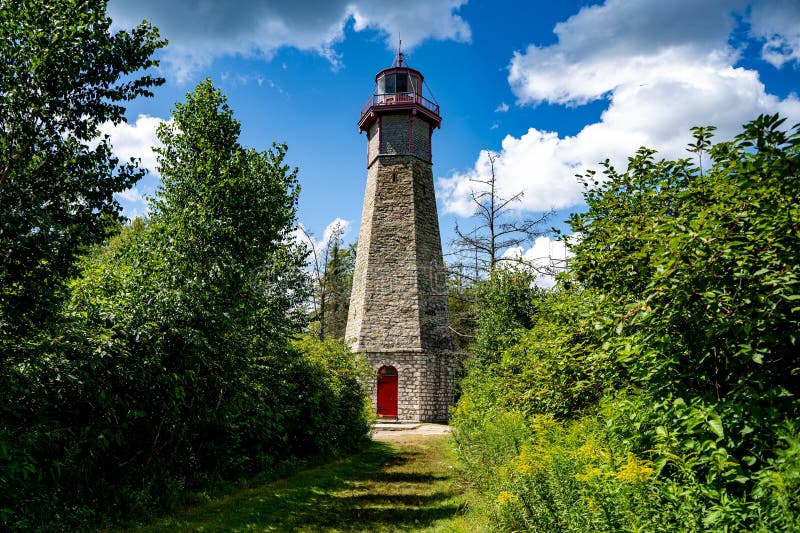 Gibraltar Point Lighthouse in the Toronto Islands. Editorial Image ...