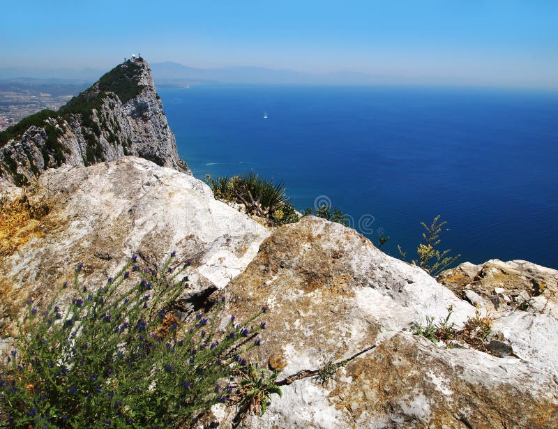 Rock of Gibraltar stock photo. Image of cliff, outside - 17793244