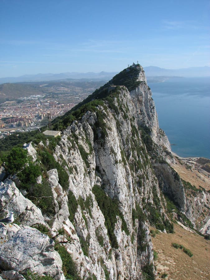 Gibraltar stock image. Image of escarpment, fell, cliff - 45874087