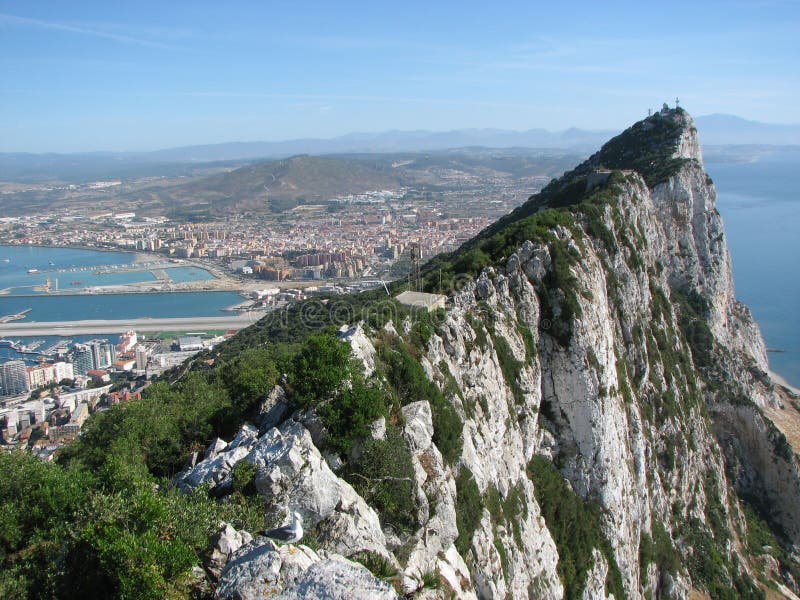 Gibraltar stock image. Image of formation, araordf, cliff - 45874091