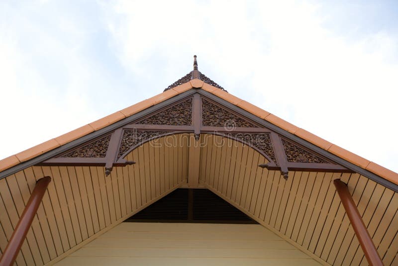 Giebeldach stockfoto. Bild von giebeldach - 23584322