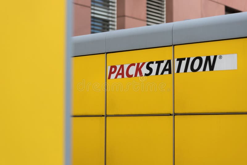 Dhl Packstation Package Machine in Giessen Germany Editorial ...
