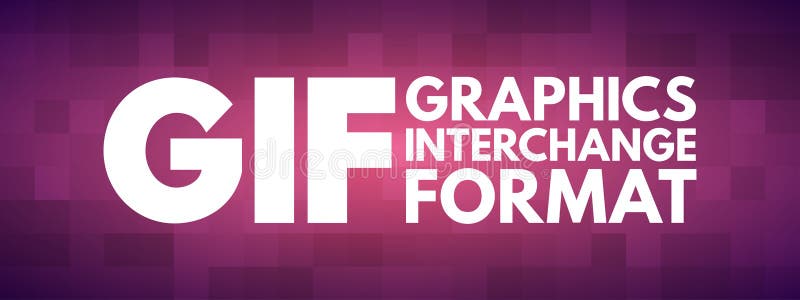 GIF - Graphics Interchange Format Acronym, Concept Background Stock ...