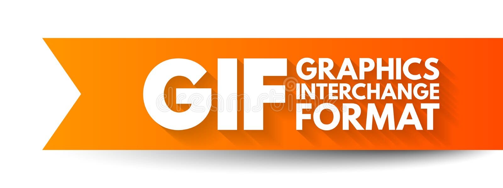 GIF - Graphics Interchange Format Acronym, Concept on Blackboard Stock ...