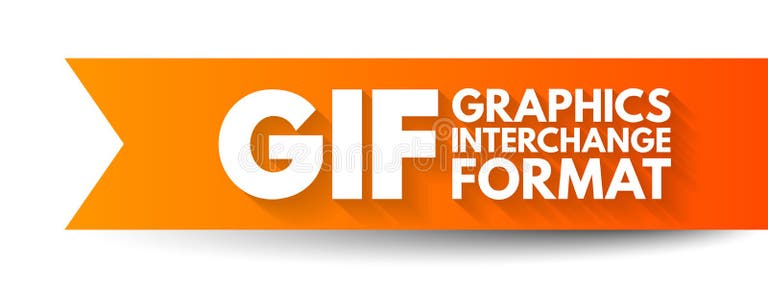 GIF Graphics Interchange Format - Type of Bitmap Image Format, Acronym ...