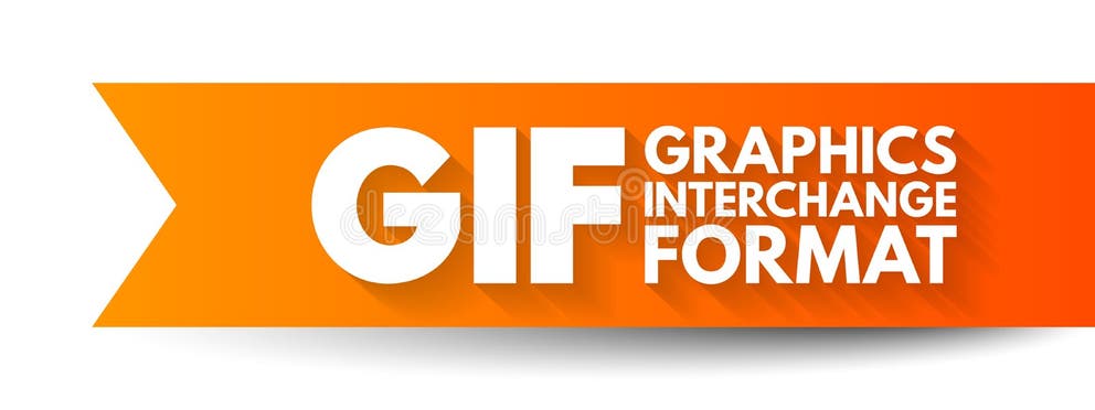 GIF Graphics Interchange Format - Type of Bitmap Image Format, Acronym ...
