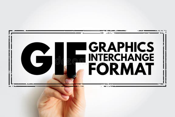 GIF Graphics Interchange Format - Type of Bitmap Image Format, Acronym ...
