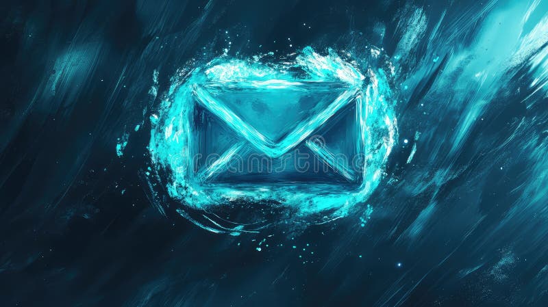 Gif rotating email icon stock illustration. Illustration of spinning ...