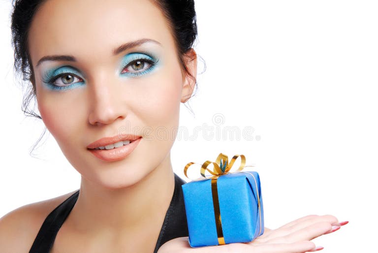 Gift. stock image. Image of front, gift, isolated, background - 3691027