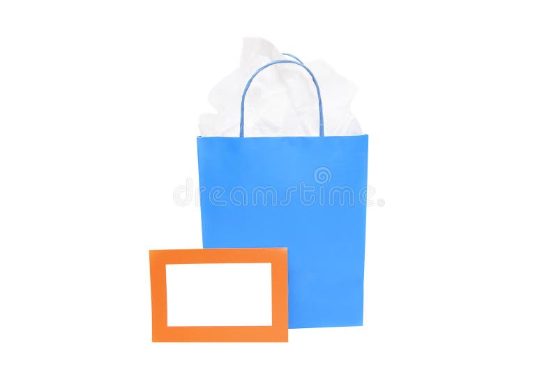 Gift Bag with card stock photo. Image of buying, paper - 44921540
