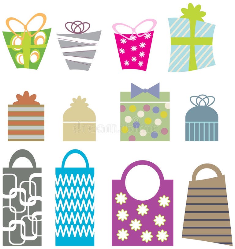 Colorful Polka Dot Gift Bags Stock Illustrations – 58 Colorful Polka ...