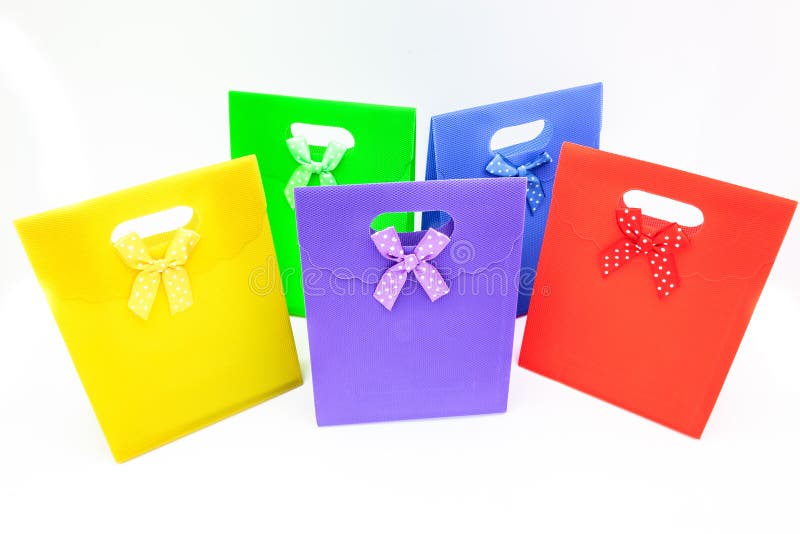 Gift bags stock photo. Image of purple, celebrating - 210334952