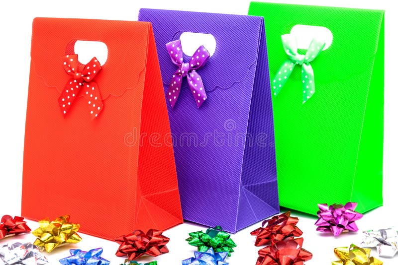 Gift bags stock image. Image of valentine, decorative - 211460629