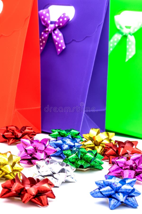Gift bags stock image. Image of paper, quot, gifts, anniversary - 211460645