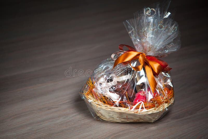 Gift basket stock image. Image of easter, gift, birthday - 38560761