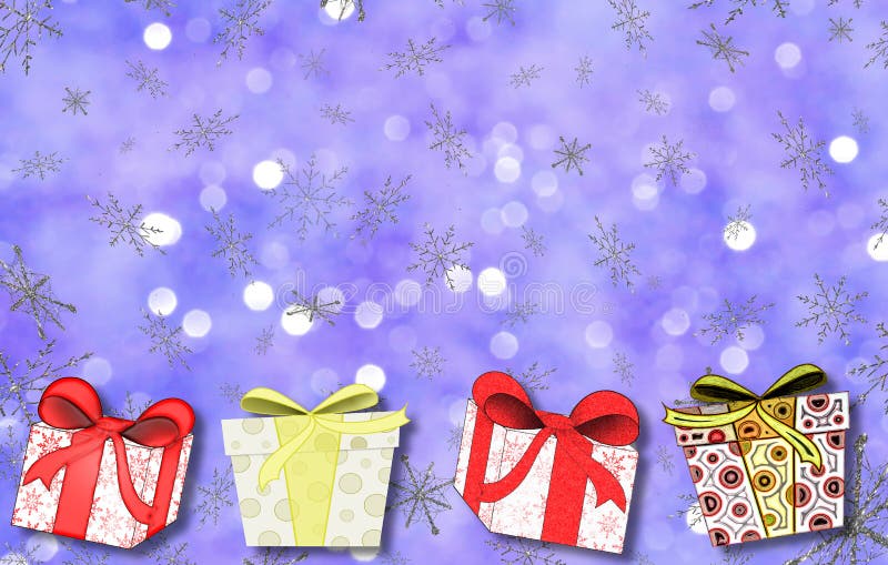 Gift stock illustration. Illustration of blue, person - 196739816