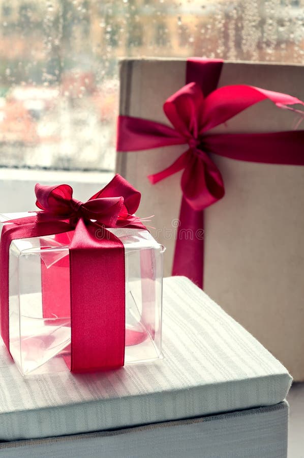 Gift with a bow stock photo. Image of festive, knot, beauty - 40674514