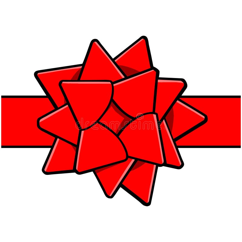 Gift Bow stock vector. Illustration of graphic, design - 55196124