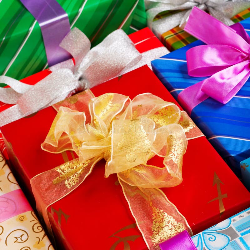 Presents stock image. Image of presents, decoration, tree - 335531