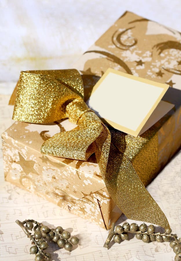 Gift box stock photo. Image of candy, yellow, valentines - 12274940