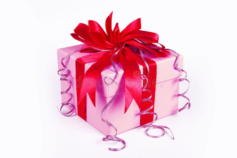 Gift box . stock photo. Image of seasonal, label, isolated - 22560404