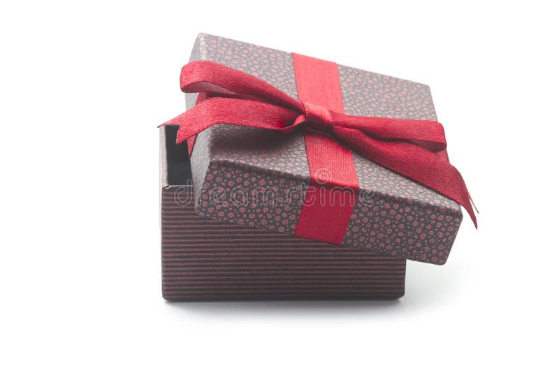 Open gift box stock image. Image of brown, gift, paper - 6235561