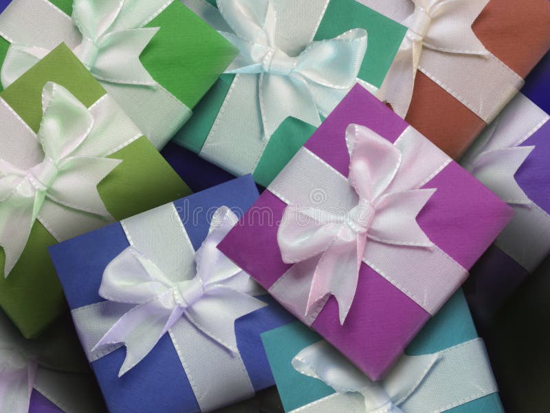 Two gift boxes stock photo. Image of packaging, birthday - 6235532