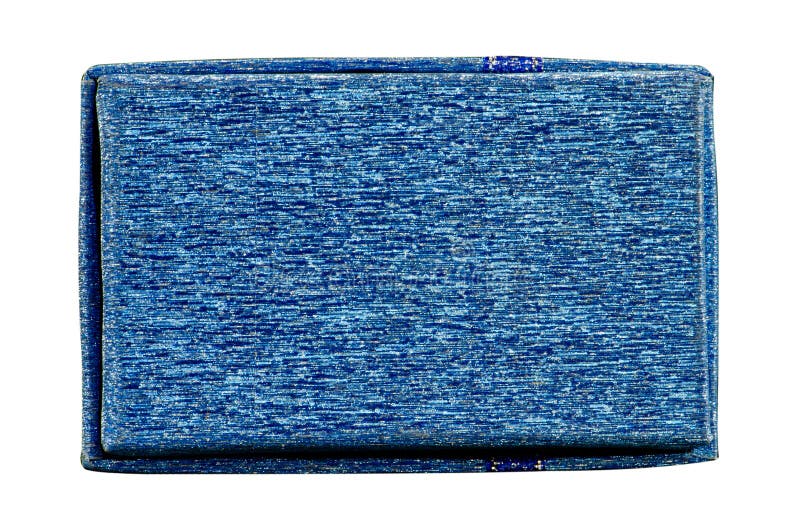 Gift Box Blue Color on White Background,Clipping Path Stock Photo ...