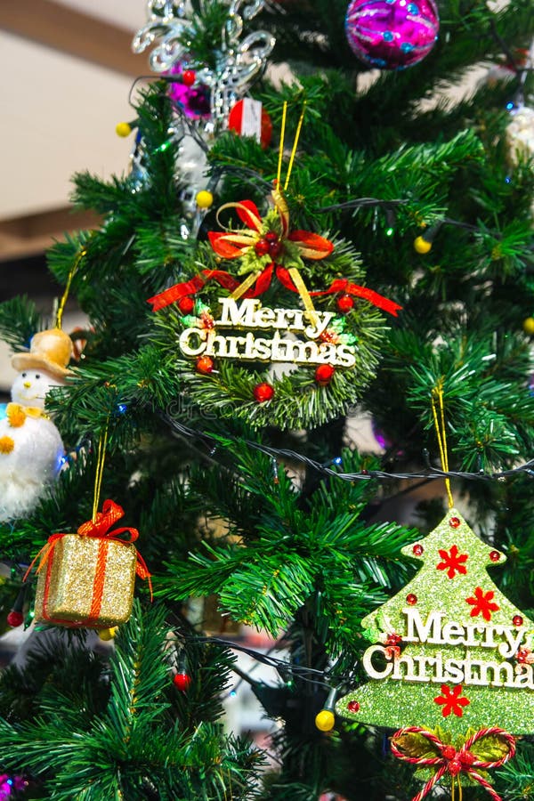 Gift box and chrismas tree stock photo. Image of branch - 47002416