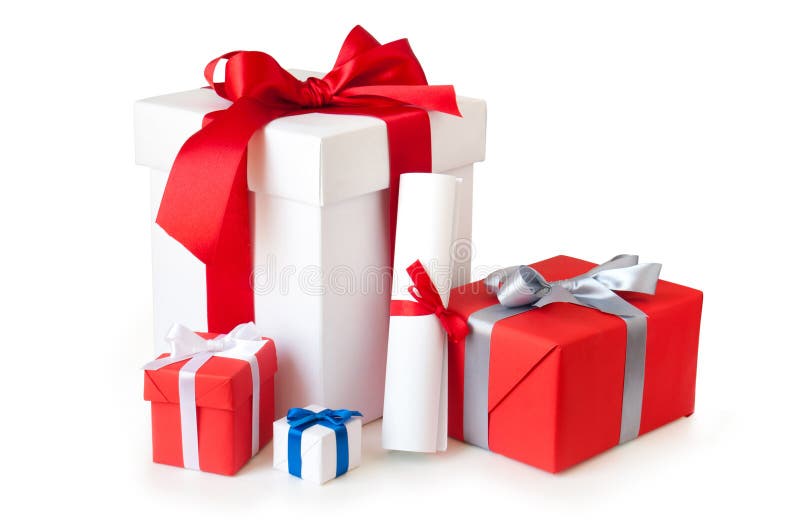 Gift box collection stock image. Image of gift, color - 20523713