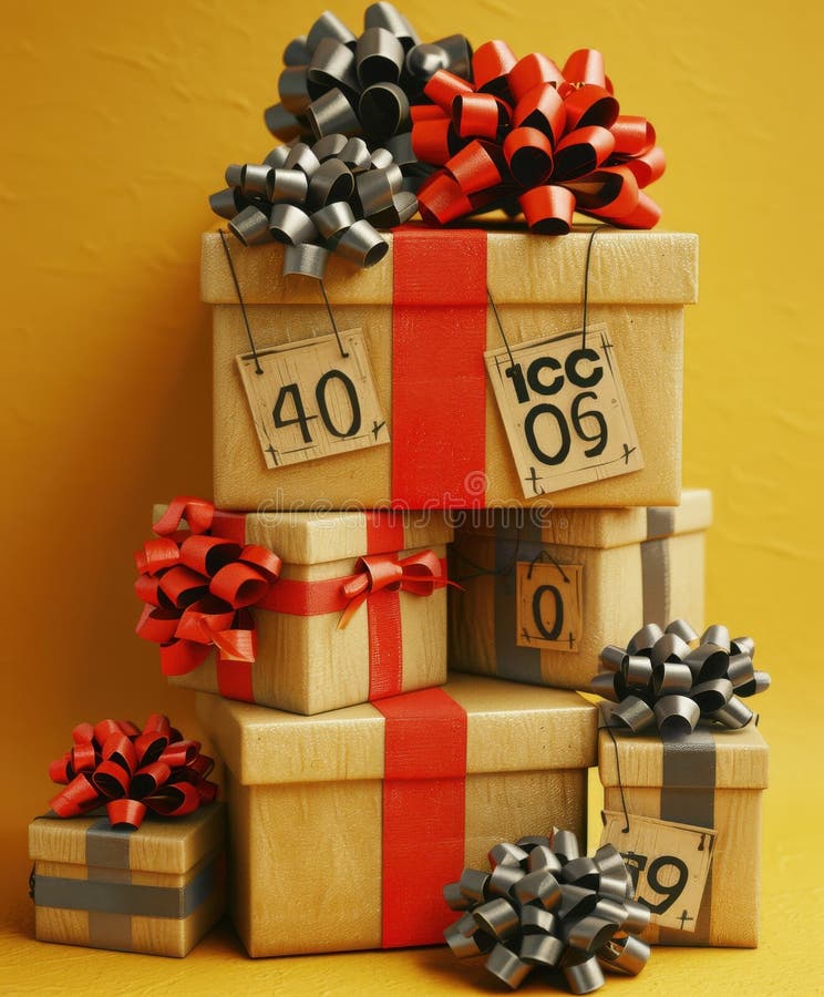 Gift Box Countdown stock illustration. Illustration of promotion ...