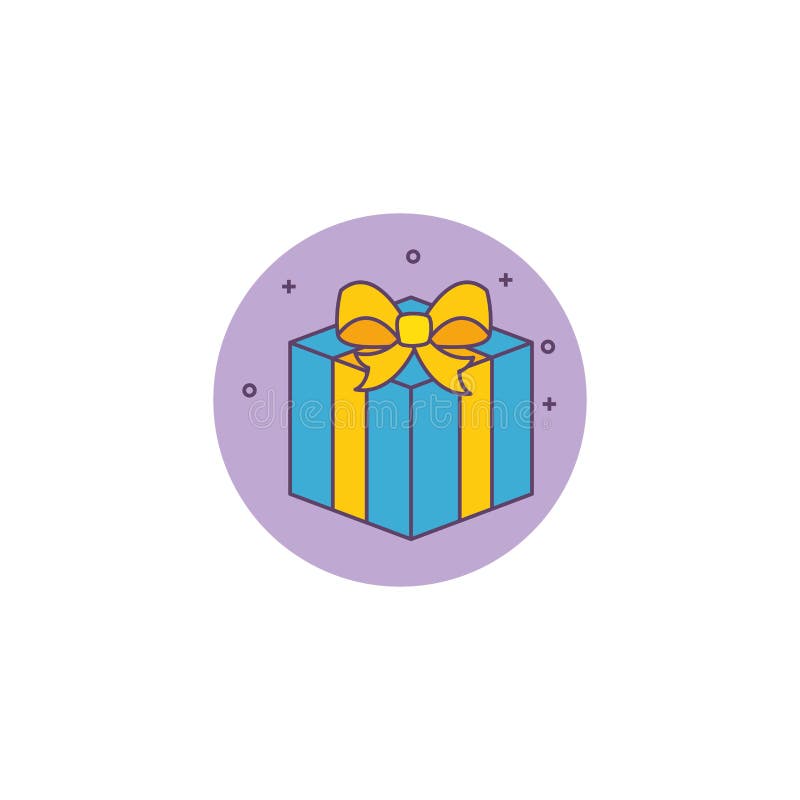 Gift Box Detailed Style Icon Stock Vector - Illustration of gift ...
