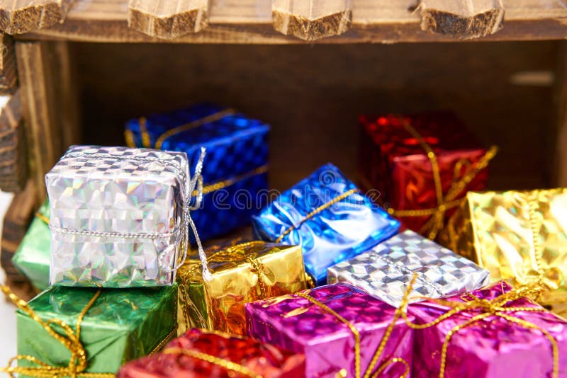 Gift Box Drop Off Wood Crate Stock Photos - Free & Royalty-Free Stock ...