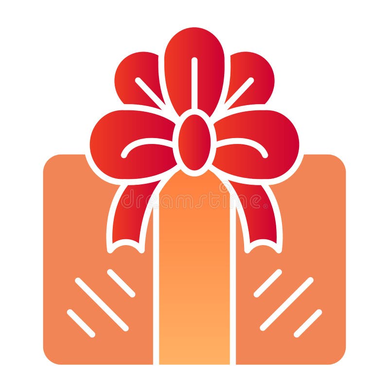 Gift Box Flat Icon. Present Color Icons in Trendy Flat Style. Gift ...