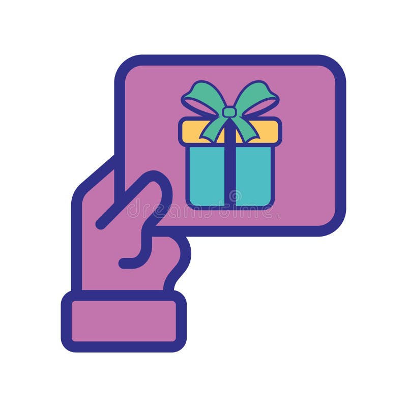 Gift Box Icon Christmas Present Vector Stock Vector - Illustration of ...